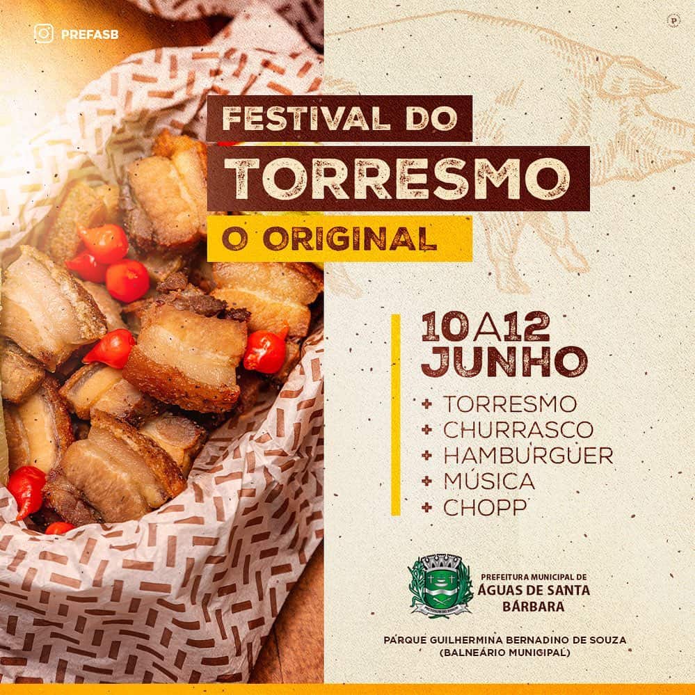 Festival do Torresmo vai agitar a Estância Hidromineral de Águas de ...